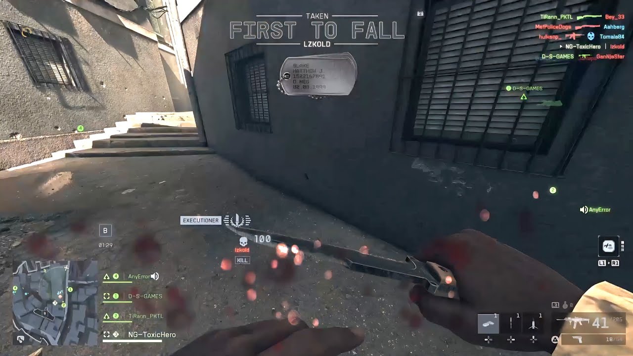 Battlefield 6 Beta First To Fall Takedown Animation | BF6 First To Fall ...