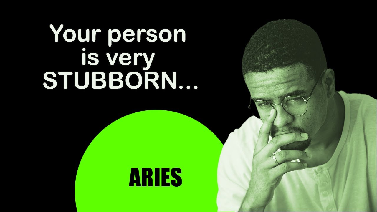 ARIES October - Your person is very STUBBORN (Tarot, Oct 7-14) - YouTube