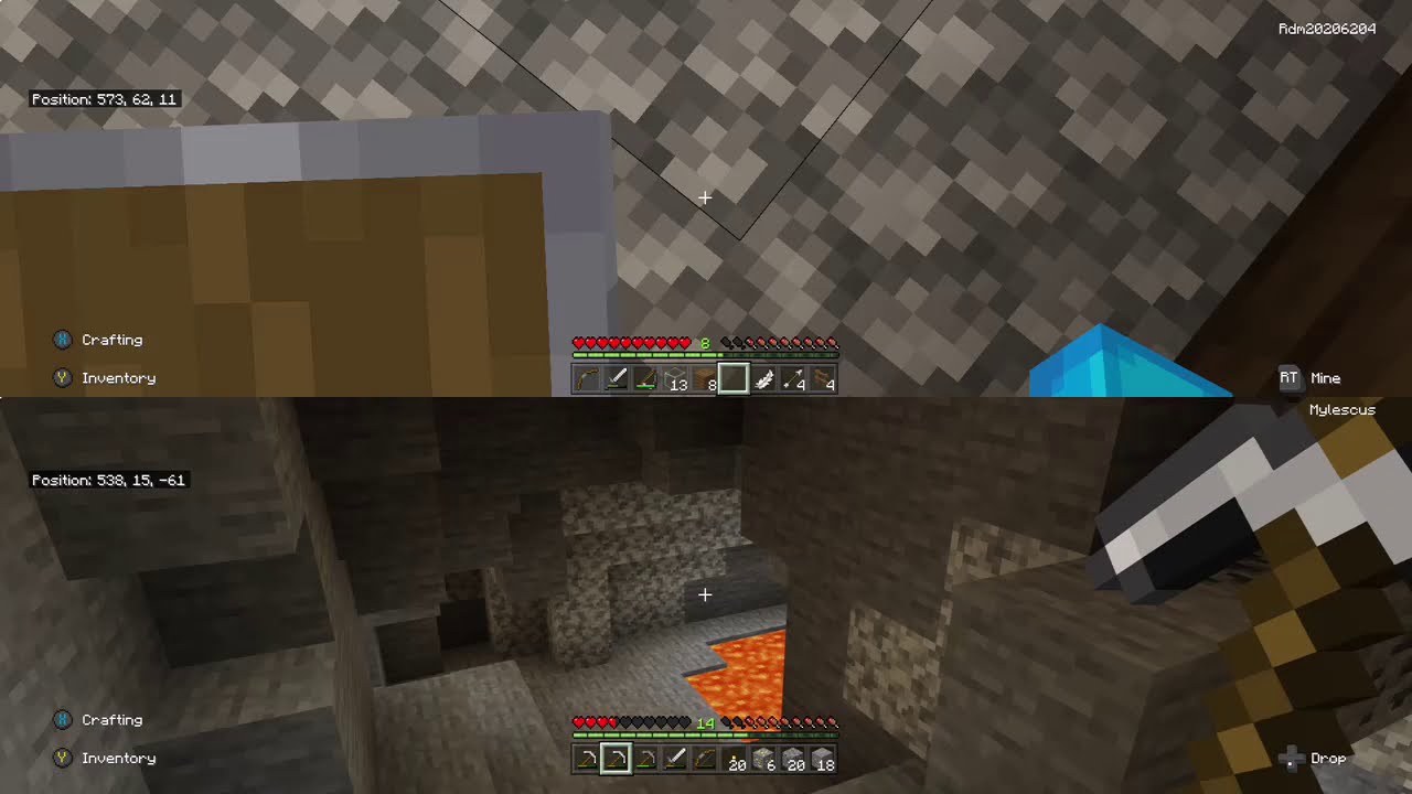 Myles and Dee play Minecraft - YouTube