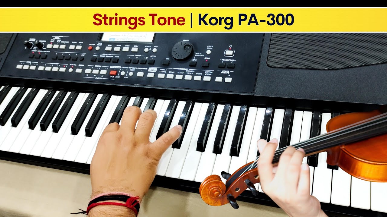 Strings Tone | KORG PA-300 - YouTube