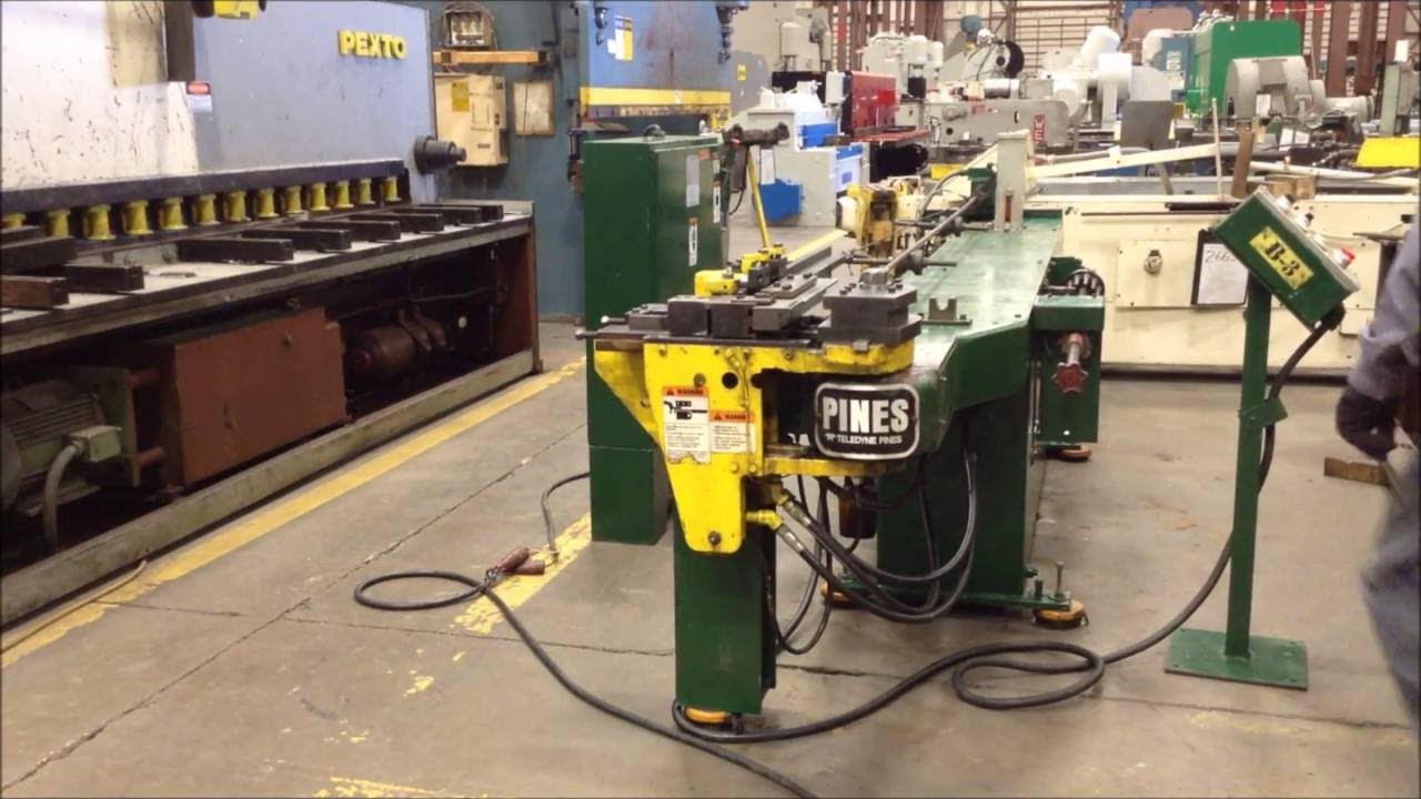 Used Pines #1 Tube Bender, #27138 - YouTube