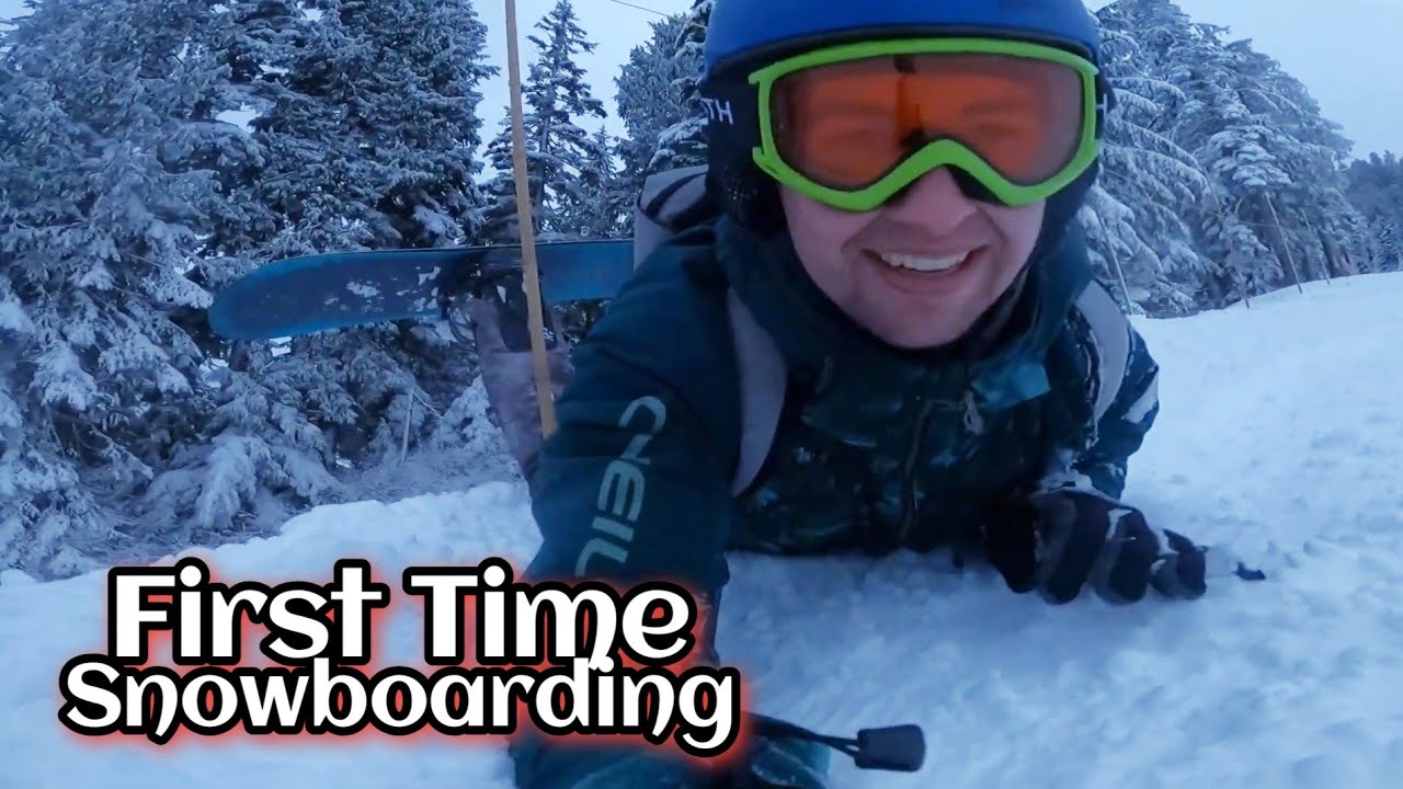 First Time Snowboarding | Cypress Mountain - YouTube