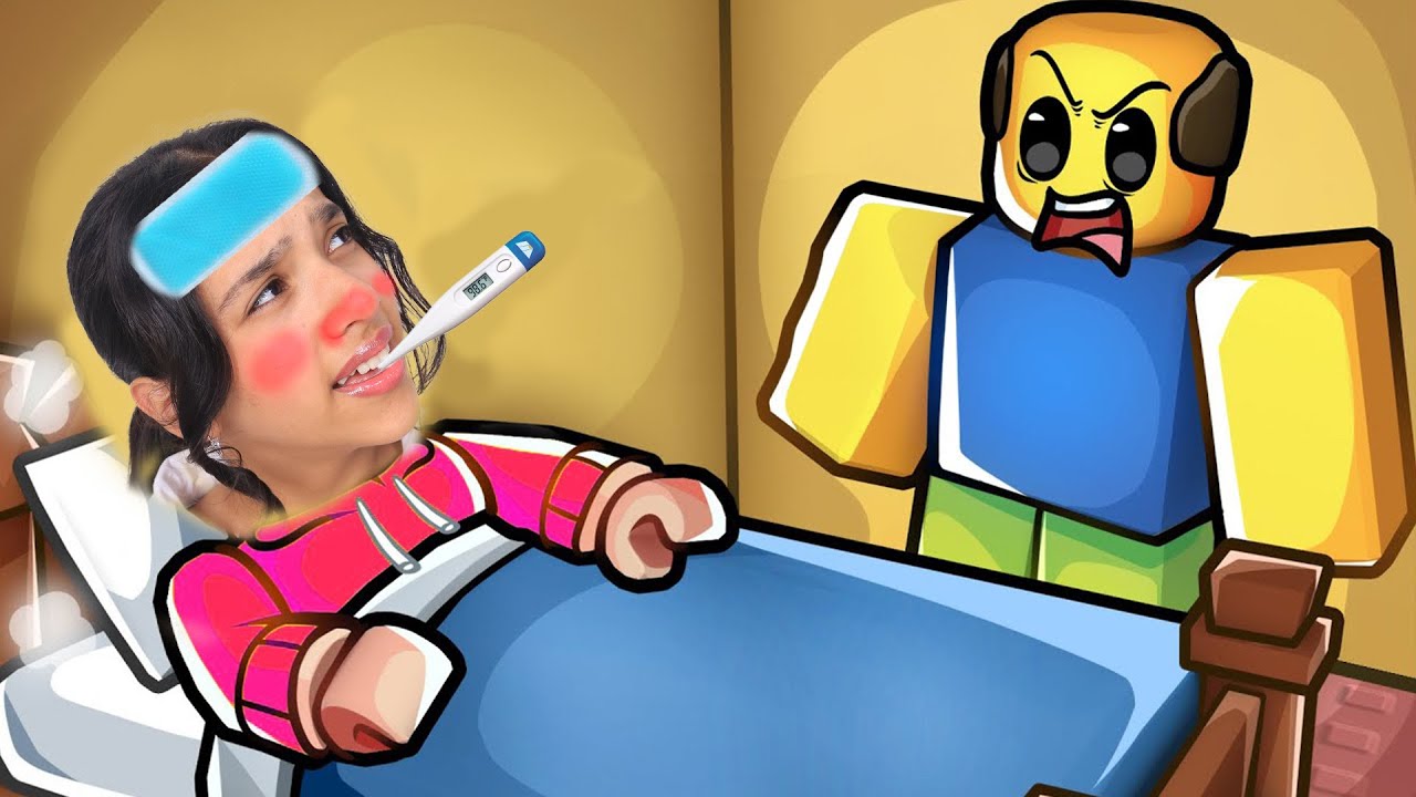 شفا مريضة تريد تغيب عن مدرسة !Roblox - YouTube