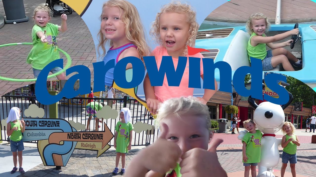 CAROWINDS HULA HOOPS ROLLER COASTERS kids having fun doing kids ...