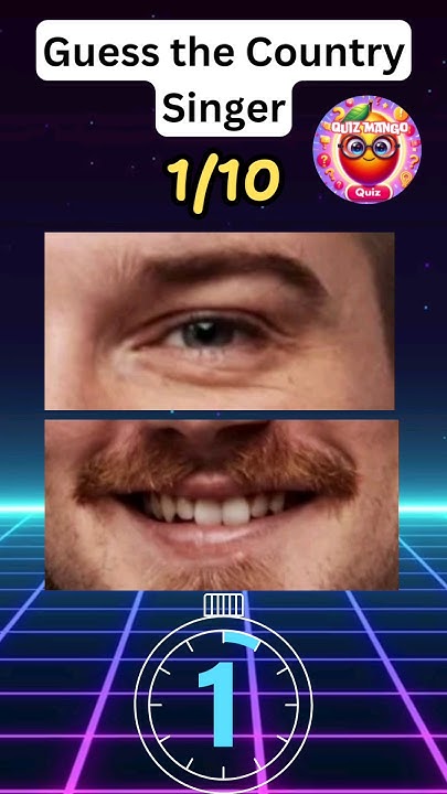 Guess the country music singer by just their eyes and mouth. #quiz #guessinggame #trivia # ...