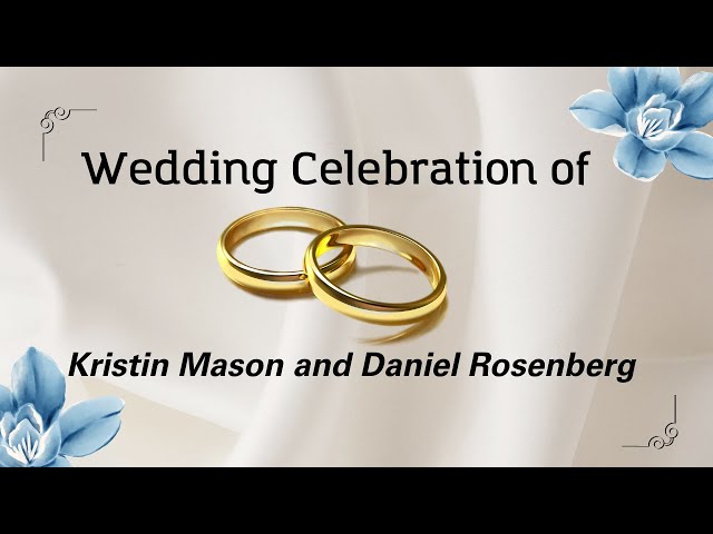 Kristen Mason Wedding
