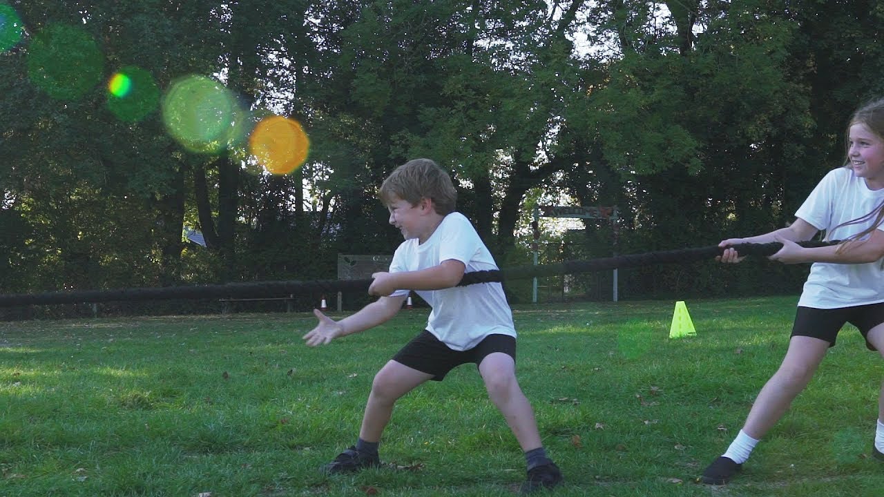 Children's outdoor bootcamp class run by Up & Outdoor Fitness - YouTube