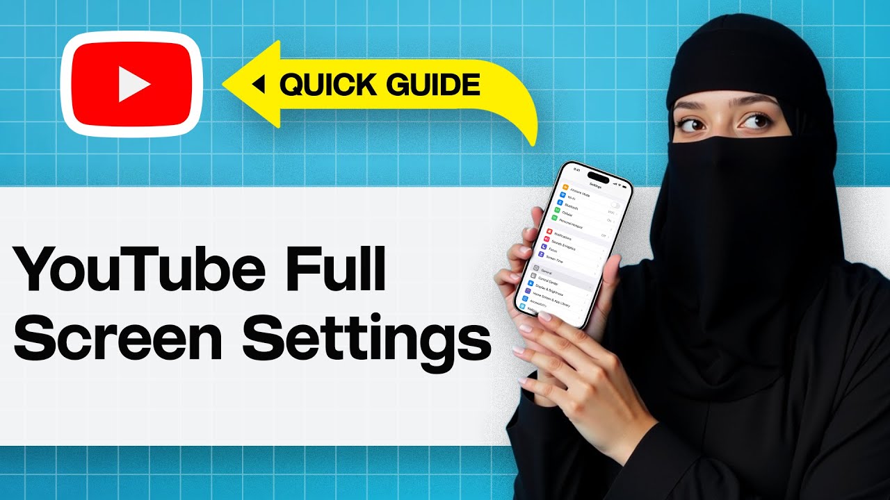 YouTube Full Screen Settings | Fix YouTube Screen Size Problem 2025 ...