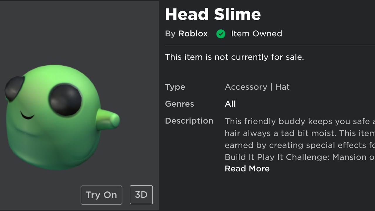 *NEW* How To Get Head Slime in Roblox! - YouTube