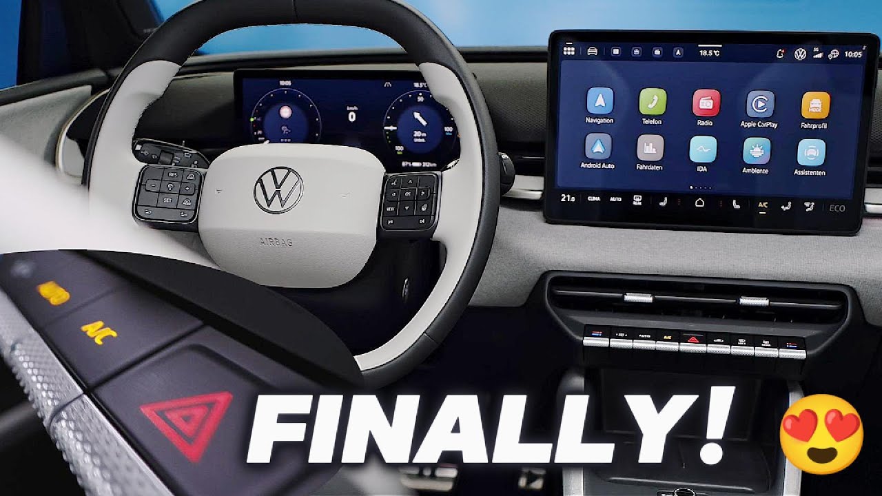 IT’S OFFICIAL: Volkswagen is Bringing Back Physical Buttons! New ID ...