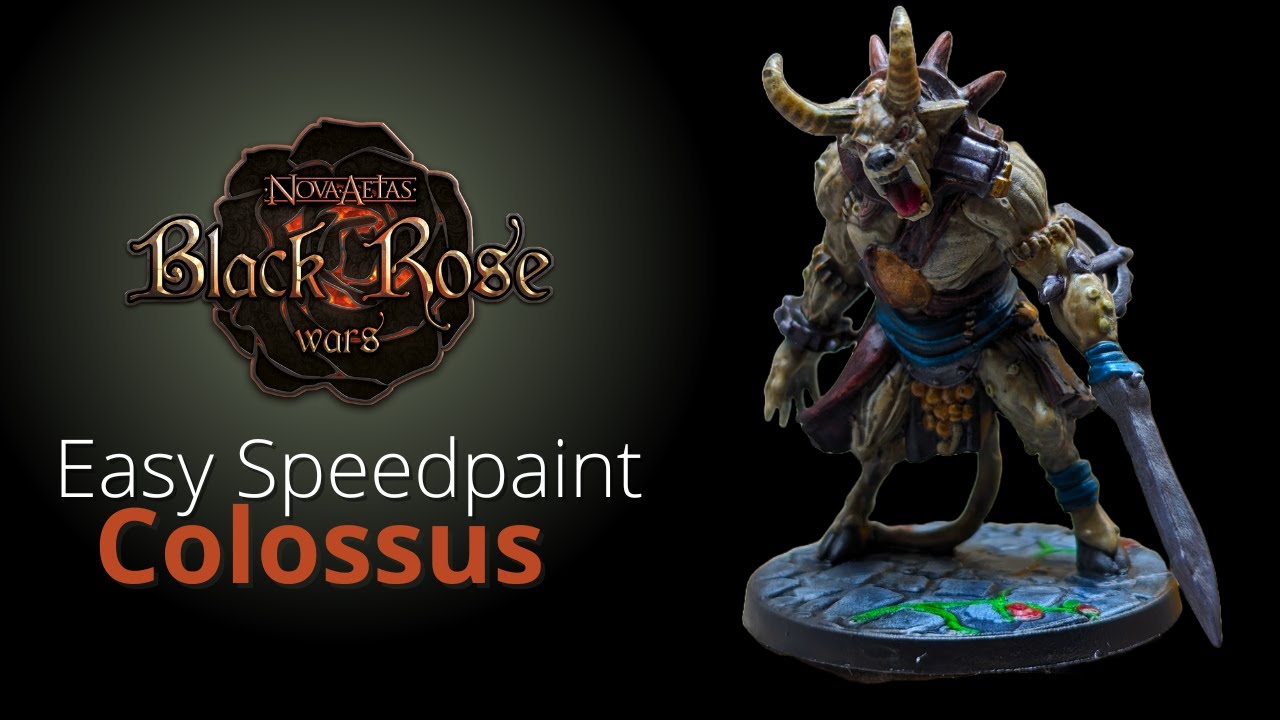 🎨Easy Speedpaint - Colossus- Black Rose Wars Rebirth⚫🌹⚔️ - YouTube