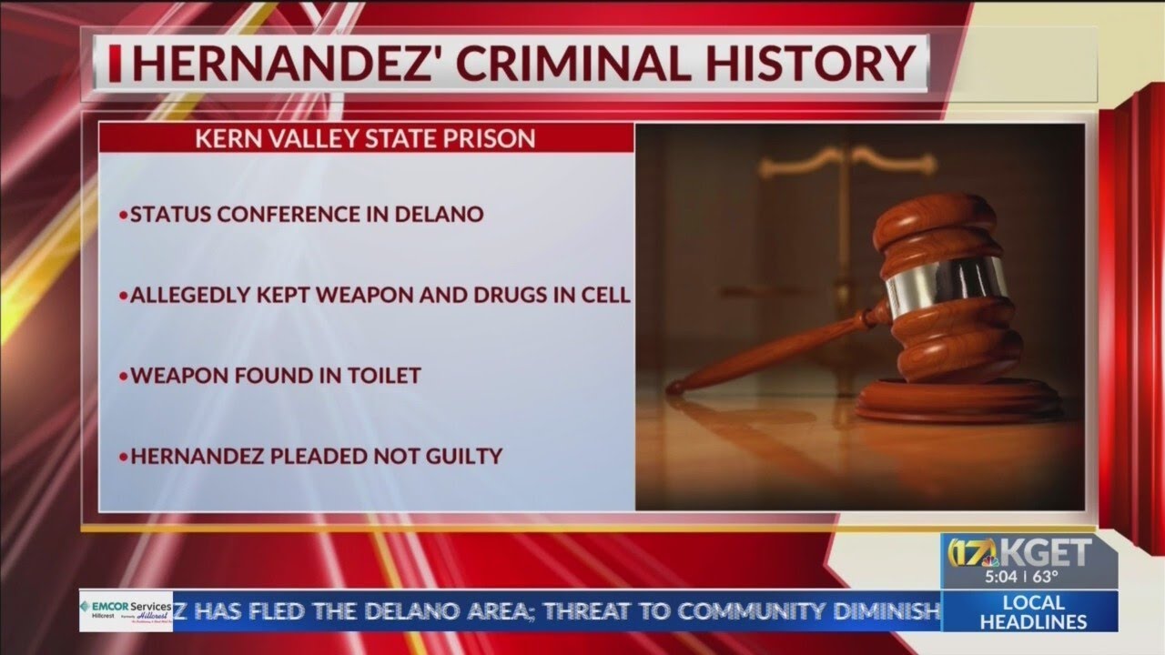 Escaped inmate in Delano previously hid weapon in toilet: report - YouTube