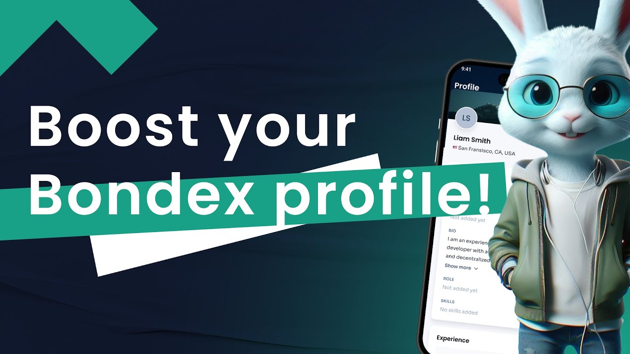 Enhance your VISIBILITY on Bondex by completing your profile! - YouTube