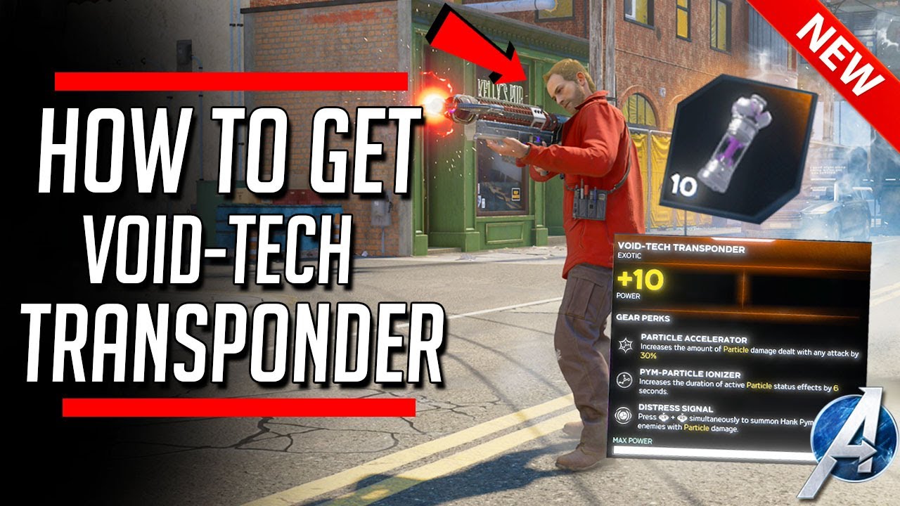 Marvel's Avengers | How to get " Void-Tech Transponder " Summoning Hank Pym New Major Artifact ...