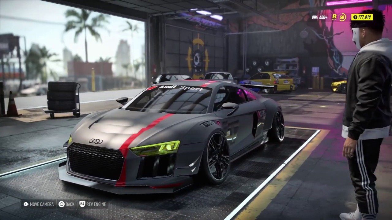 NFS HEAT : AUDI R8 BUILD MAXED OUT - YouTube