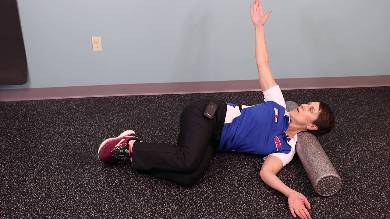 Open Book Exercise to Increase Thoracic Mobility with Dr Annie ...