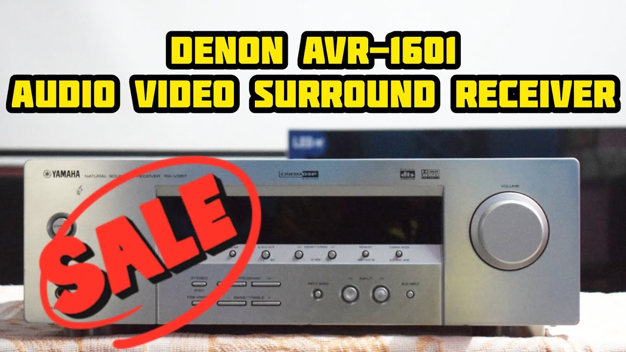 DENON AVR-1601 AUDIO VIDEO RECEIVER (USED) Available For sale #denon # ...