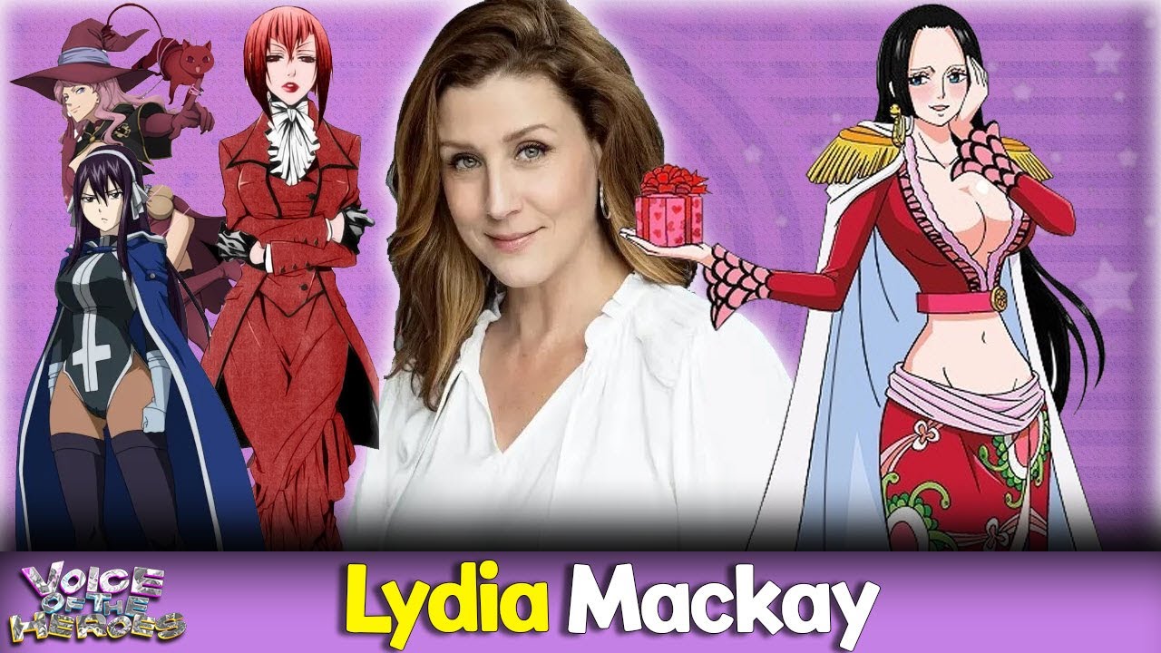 One Piece Star Lydia Mackay Voice of Boa Hancock, Nanaba in Attack on ...
