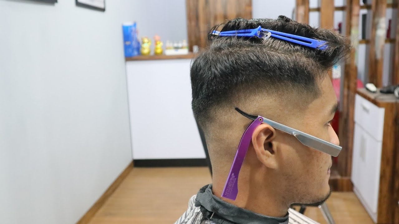 Skin Fade with Razor and Kemei Clipper Amazing haircut - YouTube