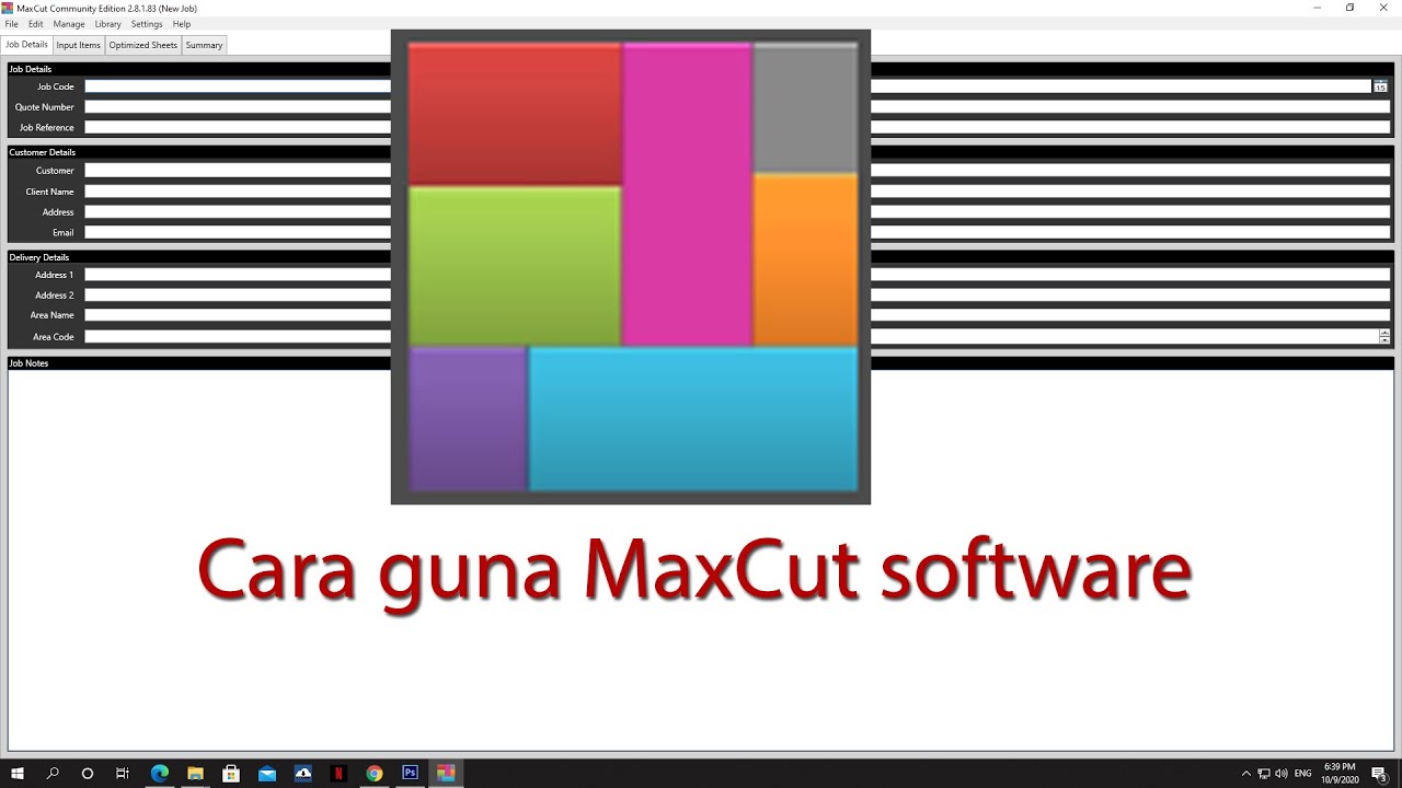 Cara Guna MaxCut Sofware Community license - YouTube