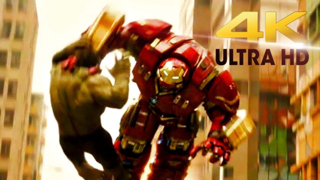 The Hulk vs Iron man Full fight[4k Hdr].Avengers ultron. - YouTube