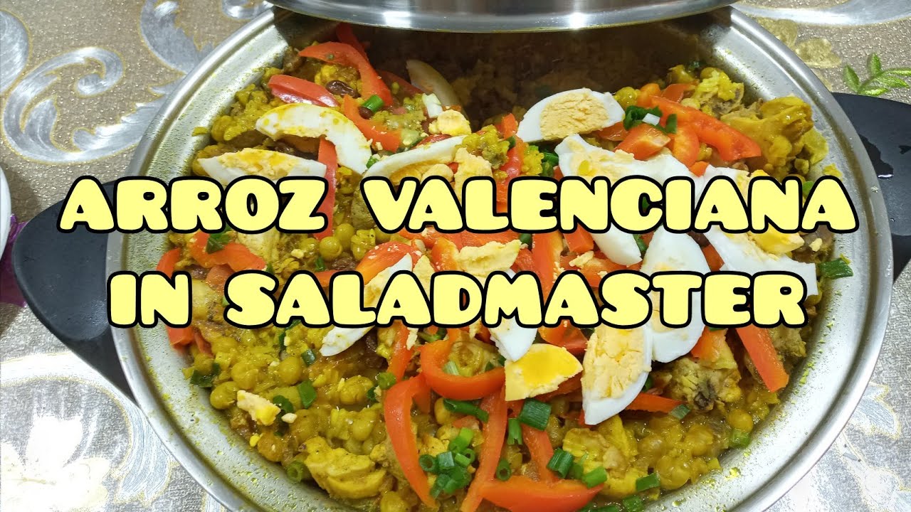 OIL-FREE ARROZ VALENCIANA QUICK AND EASY FILIPINO STYLE COOKED IN ...