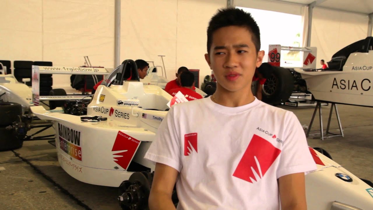 TIMOTHY YEO ASIACUP INTERVIEW AND TRACK ACTION - YouTube