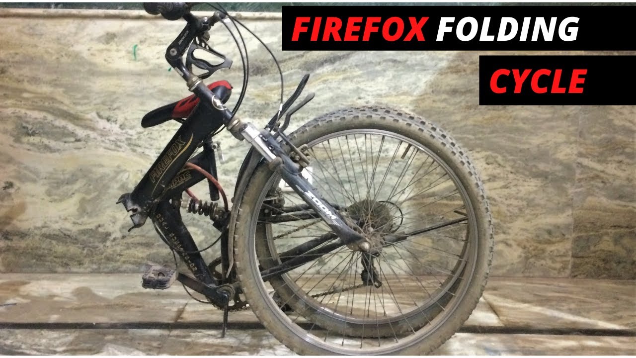 Folding cycle with speedometer - YouTube