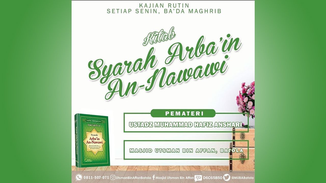 Syarah Arba'in An-Nawawi Hadits Ke-24 Haramnya Perbuatan Zholim ...