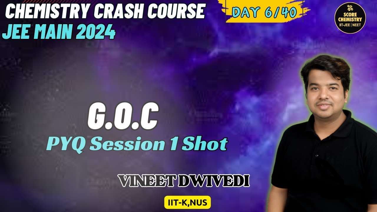 GOC PYQ 1 SHOT| Day 6 JEE Main 2024 Crash Course - YouTube