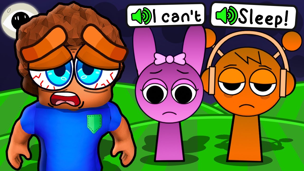 SPRUNKI but they all CAN'T SLEEP! - YouTube