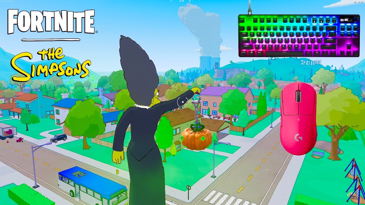 *NEW* SIMPSONS BATTLE ROYALE 🏆SteelSeries Apex Pro TKL ASMR😴Satisfying ...