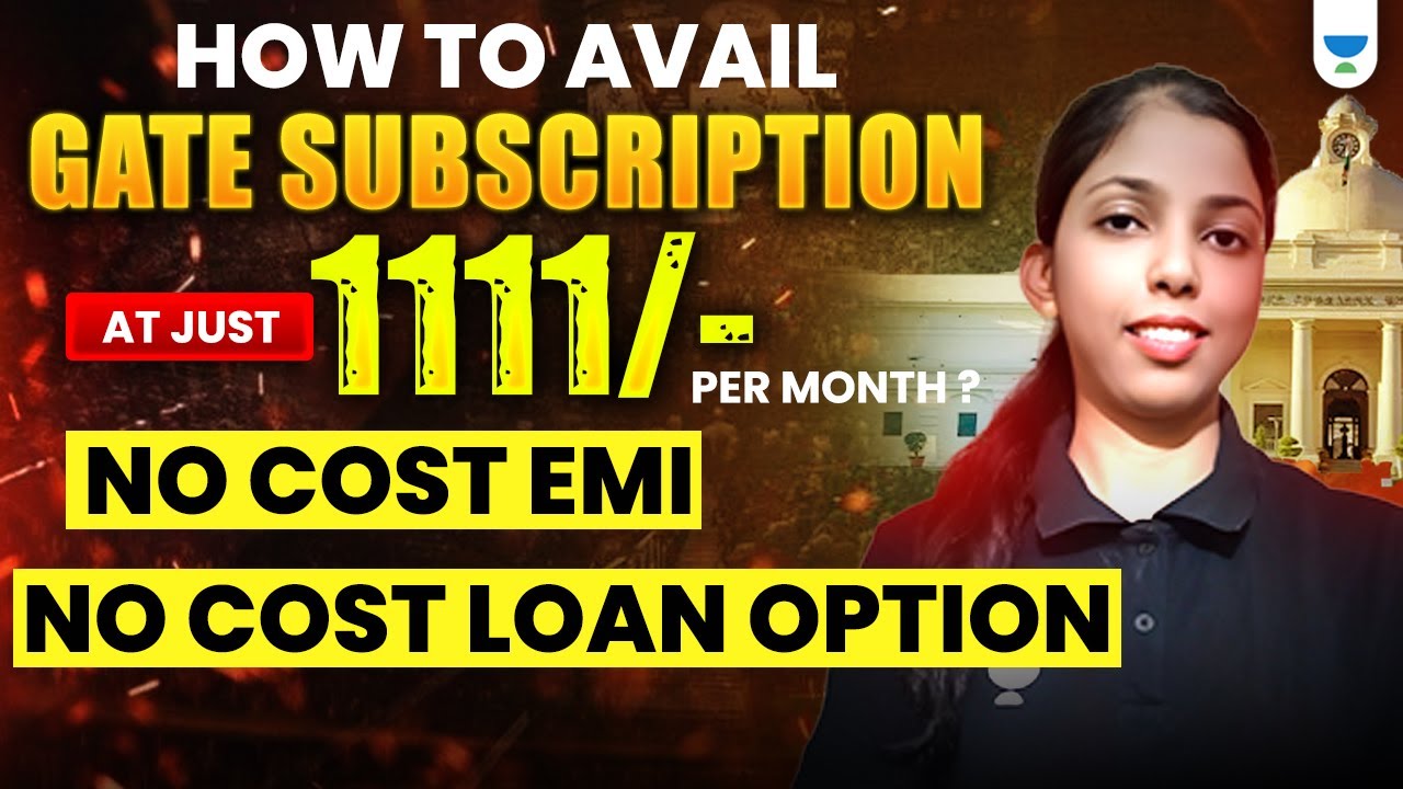 How to Avail GATE Subscription at just 1111/- Per month ? | NO COST EMI ...