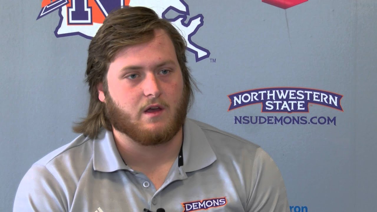 Senior tackle Pace Murphy talks Demon football - YouTube