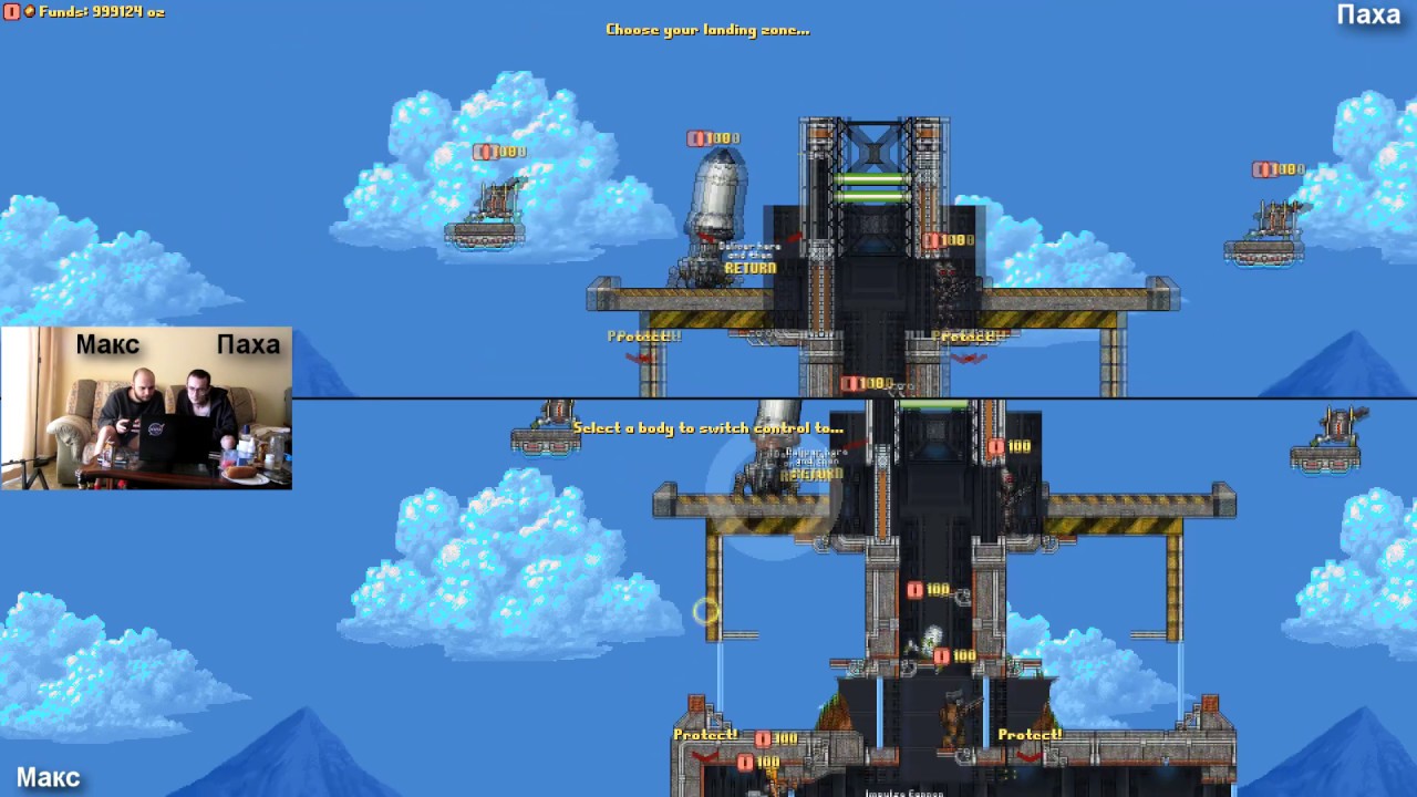 Cortex Command - 2 players - gameplay - YouTube