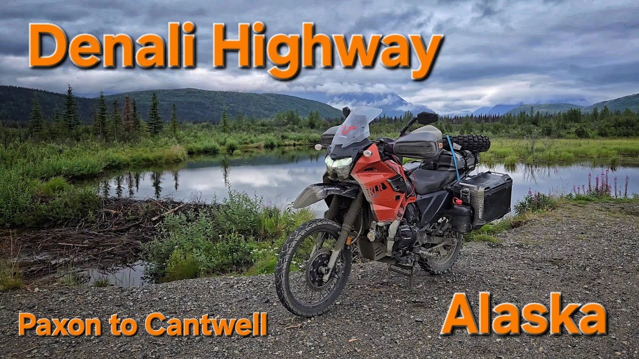 Denali Highway, Alaska. Adventure motorcycle roads in Alaska. - YouTube