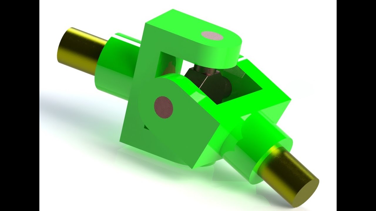 Universal joint (CAD model) - YouTube
