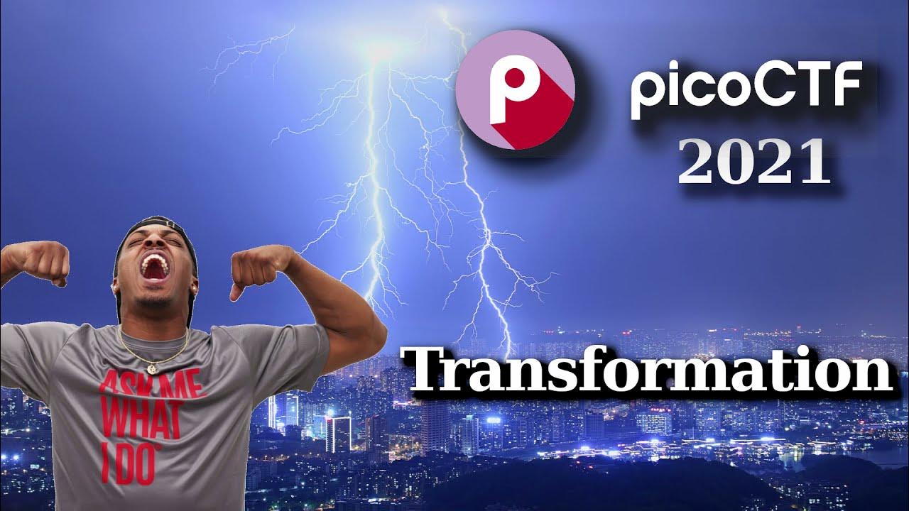 PicoCTF Walkthru [7] - Transformation - YouTube