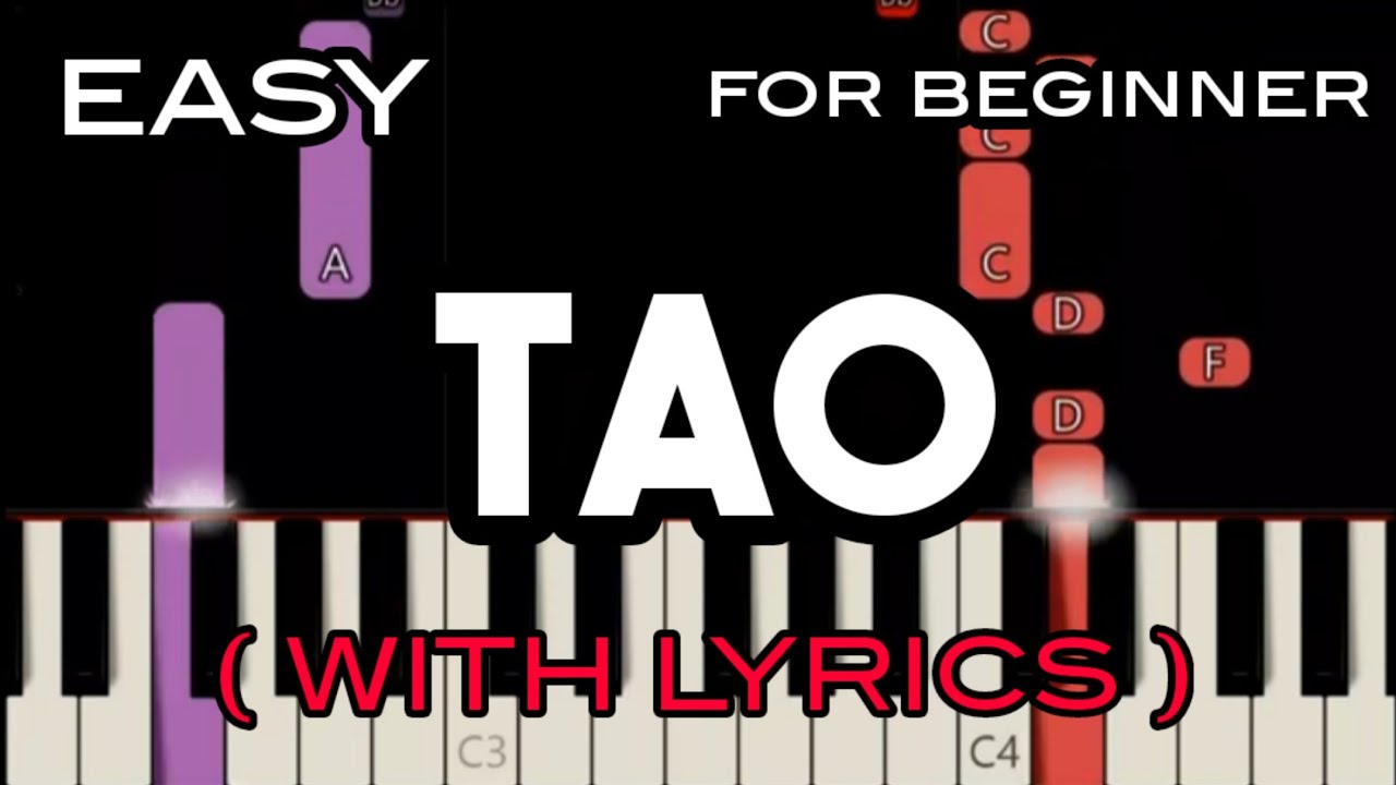 TAO ( LYRICS ) - AEGIS | SLOW & EASY PIANO - YouTube