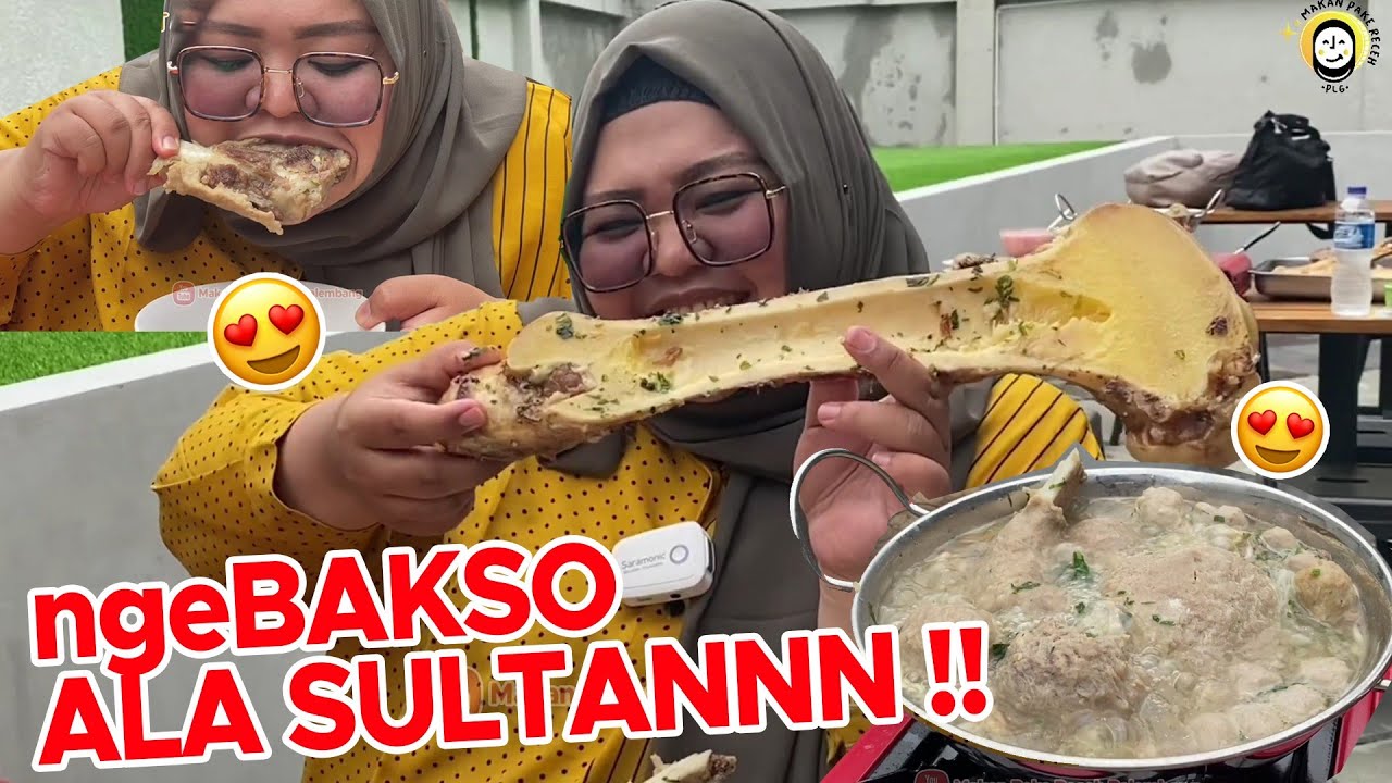 Bakso Sultan Palembang!!! Ngebakso Ala Sultan - YouTube