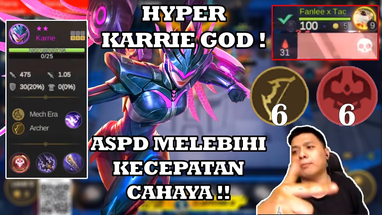 HYPER KARRIE 6 ABYS 6 ARCHER PERFECT WIN ! ASPD NE BUANTER COK WKWK ...