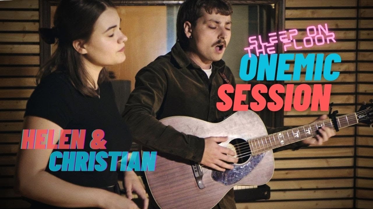 HELEN & CHRISTIAN "sleep on the floor" the lumineers cover live at Audiolodge ONE MIC SESSIONS ...