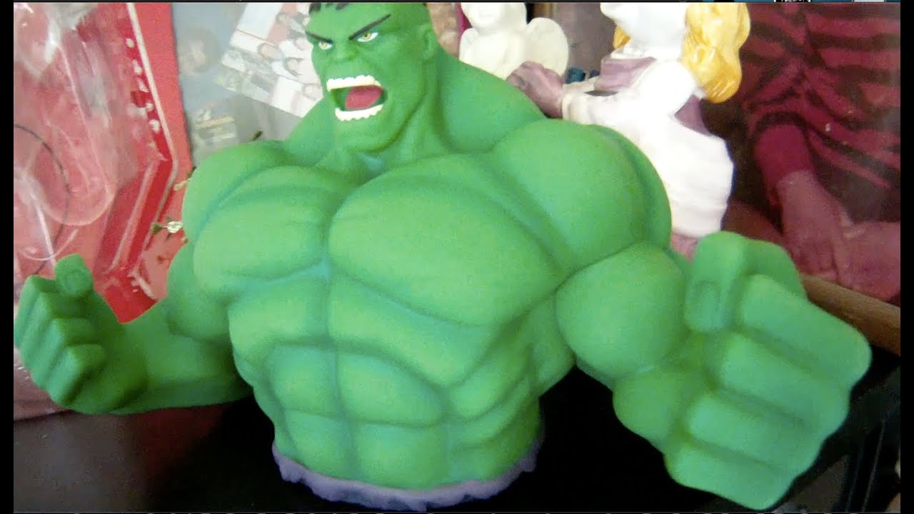 hulk bust bank - YouTube