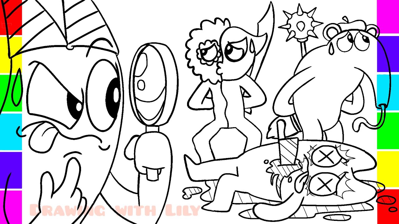 WHO KILLED FLUMBO! Garten of Banban 7 Animation - New Coloring Pages ...