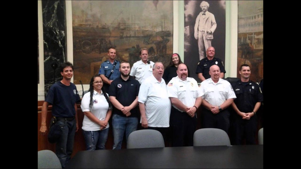 Daring Water Rescue Saves Hannibal Firefighter Shane Jaeger - YouTube