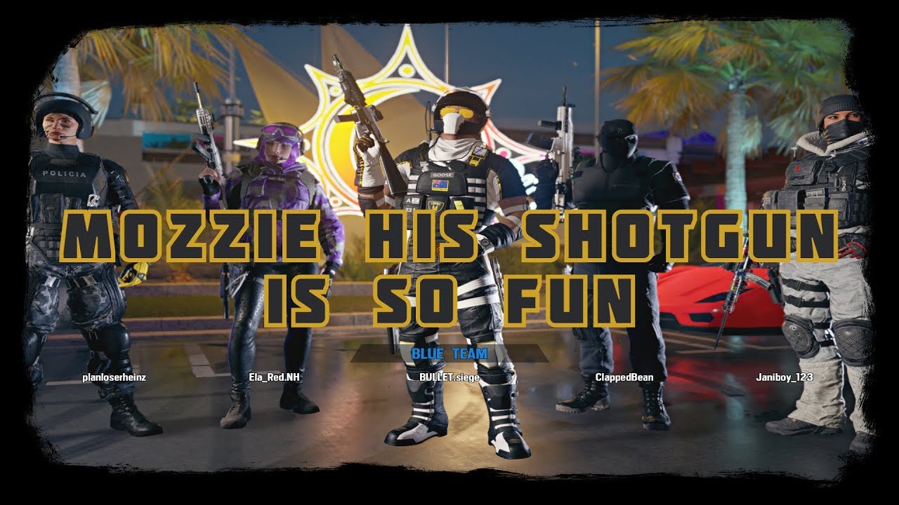 mozzie his shotgun is so fun - YouTube