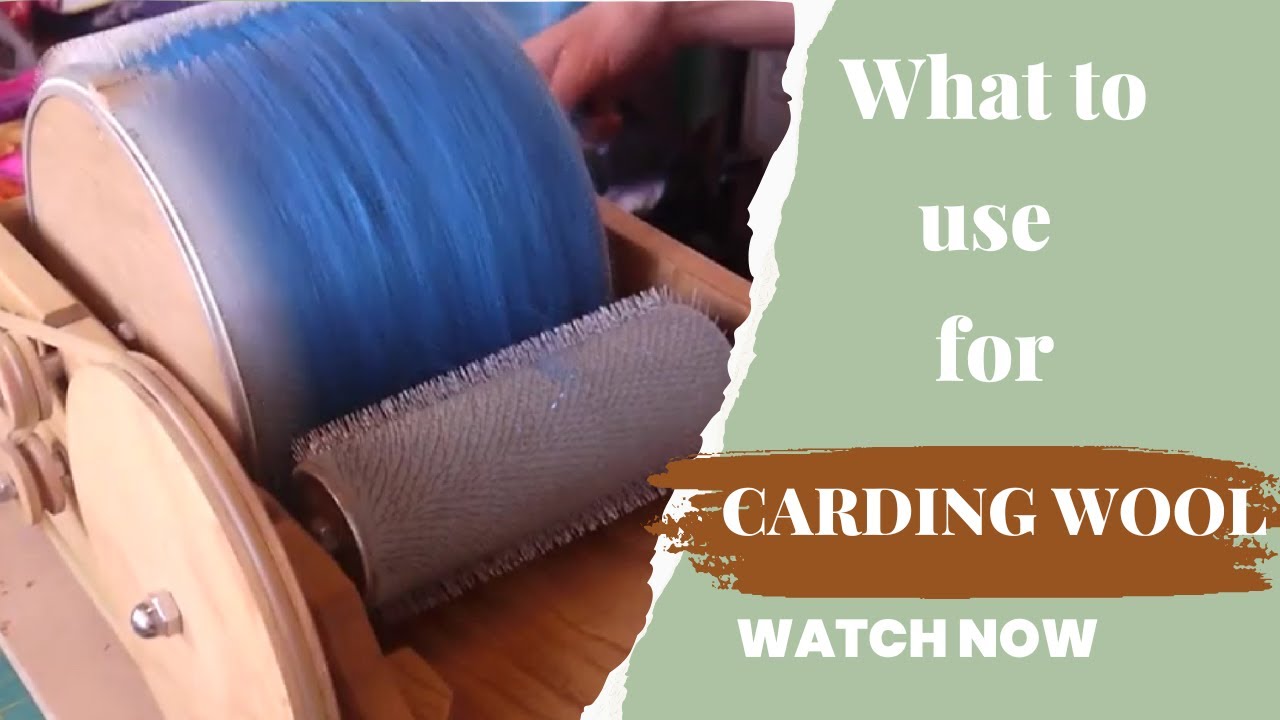 carding equipment need for carding wool Faithful Ewe Knitting Podcast # ...
