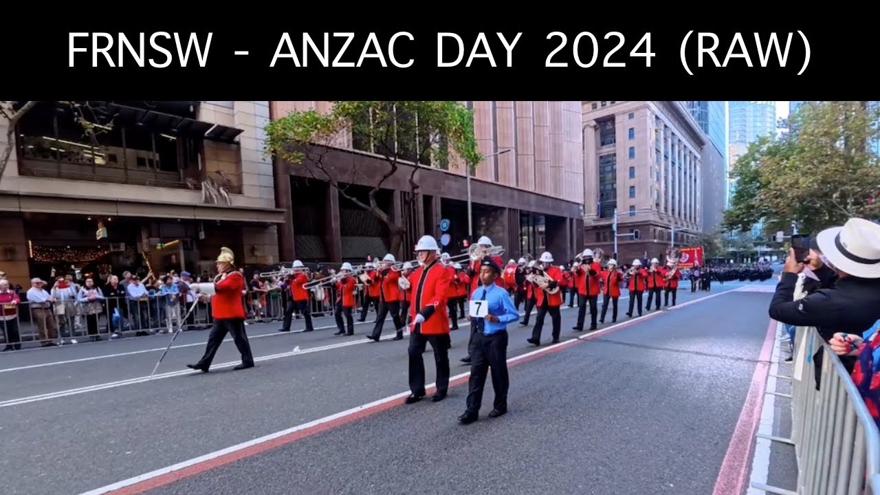 ANZAC Day March Fire + Rescue NSW (FRNSW) 2024 - Raw Footage - YouTube