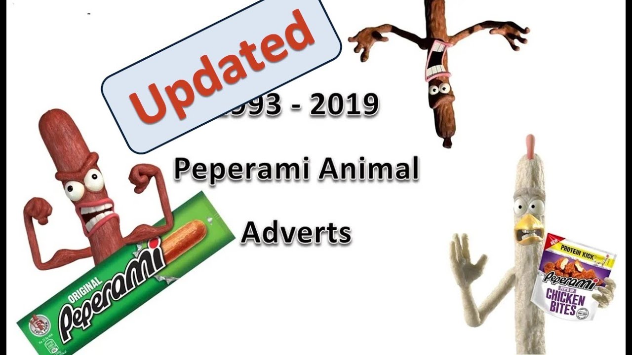 Updated - Peperami Animal Advert Compilation (1993-2019) - YouTube