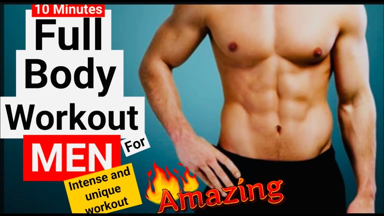 10 Min. Full Body Workout For Men | Best WORKOUT for MEN | Improves ...